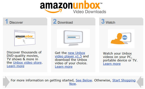 On Demand? Amazon Unbox - Missing Remote
